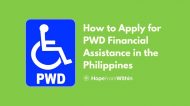 How to Apply for PWD Financial Assistance in the Philippines